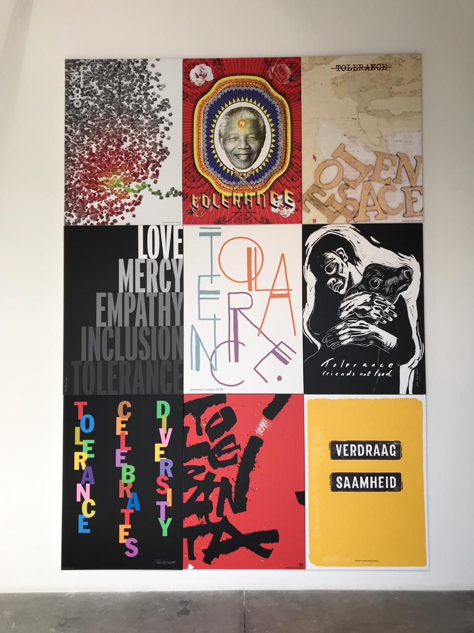 Tolerance Poster show at Urban Satellite Space, Dubai, UAE