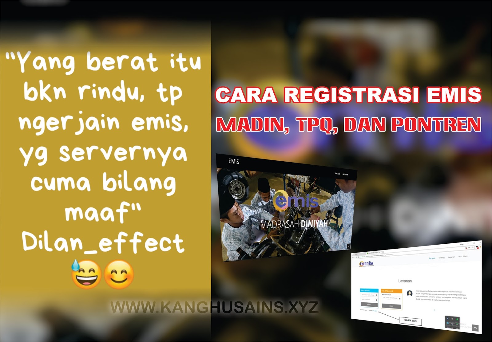 Pendaftaran Emis Pontren - SMP MTs Pendidikan Menegah