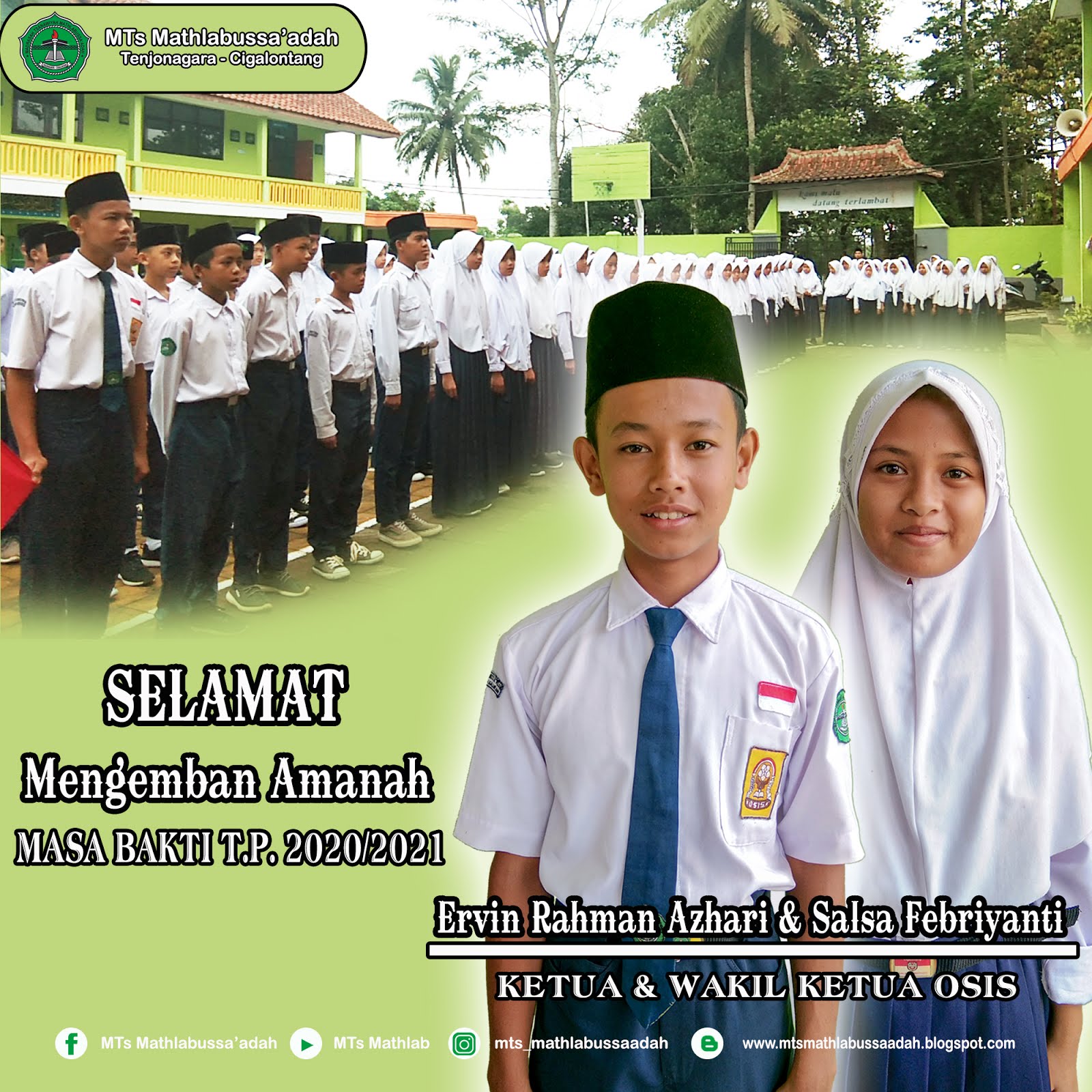 Daftar Siswa Angkatan Tahun 2013 ~ MTs Mathlabussa'adah