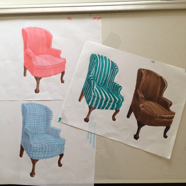 Turned to Design: Marker Rendering and Wood-lookin' Tile