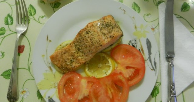 las recetillas de romo: SALMON AL HORNO CON LIMON