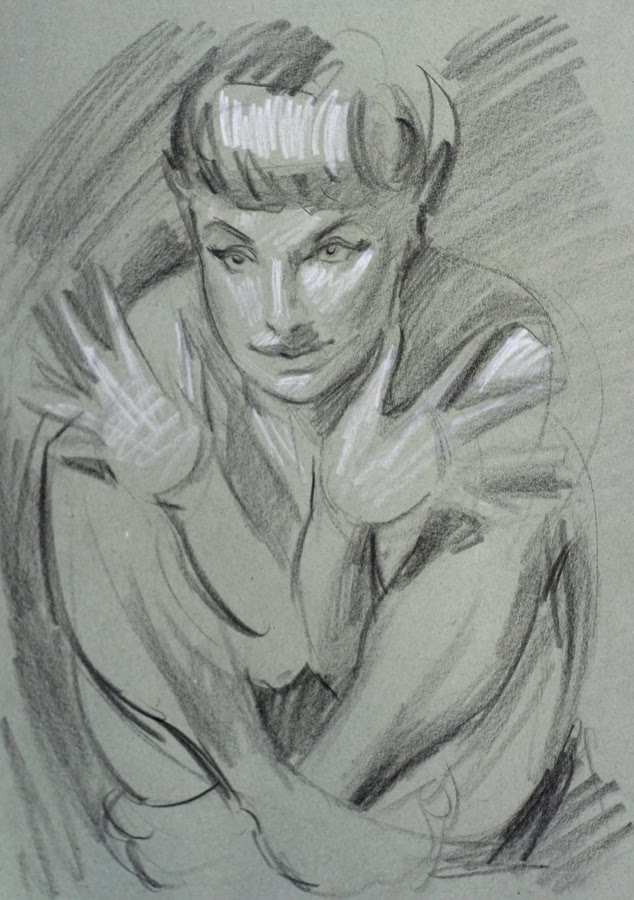 Jakes Oil Paintings: Burlesque Drawings