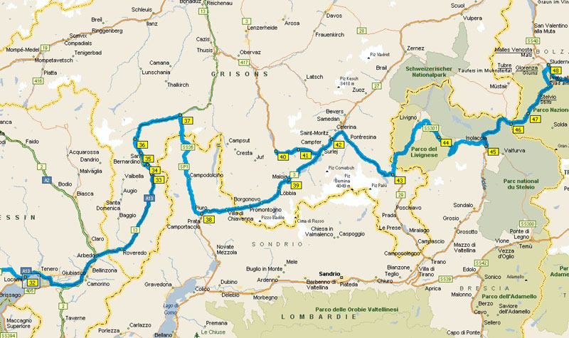 Balladium: La route des cimes : Locarno - Sluderno