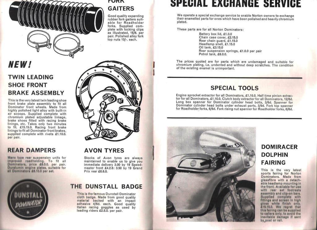 Yorkshire Ferret: Paul Dunstall: Genuine Domiracer Equipment