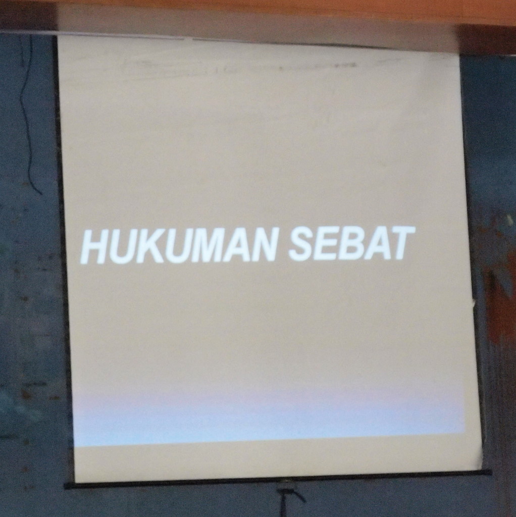 Warna-Warni STK: CERAMAH HUKUMAN PENJARA, SEBAT DAN GANTUNG