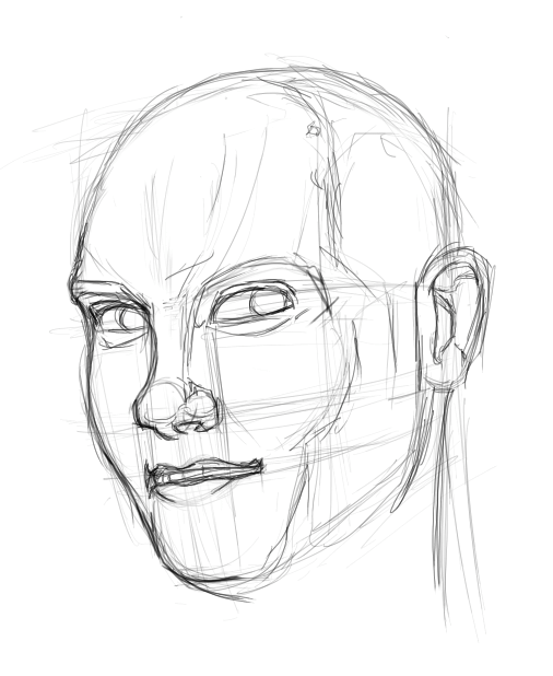 Nate's Right Brain: Challenge Day 1~ Self-portrait