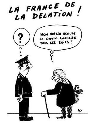 French Vocabulary Illustrated: délation