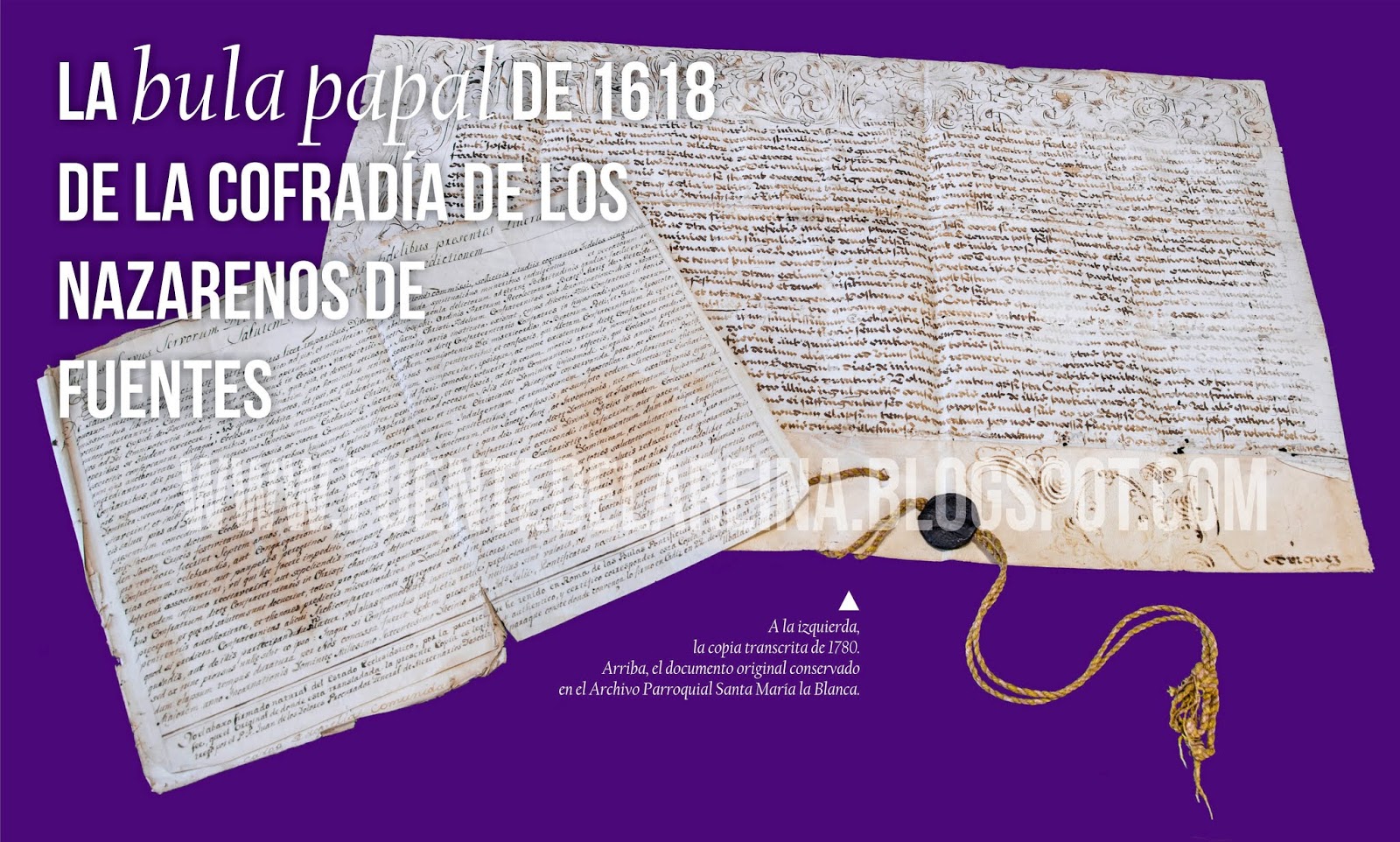 Retazos de historia de Fuentes de Andalucía: LA BULA PAPAL DE 1618 DE ...