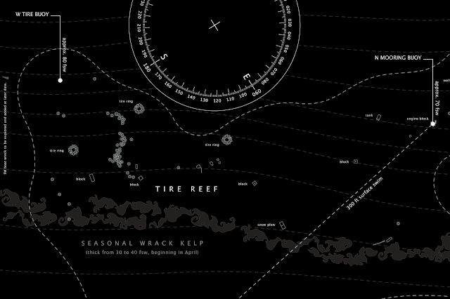 the surly diver: Map: Three Tree Point