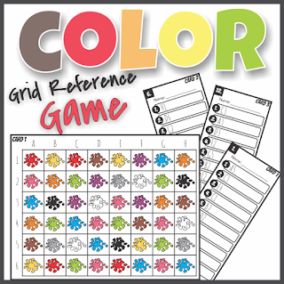 KM Classroom: Color Grid Reference Game + A Freebie