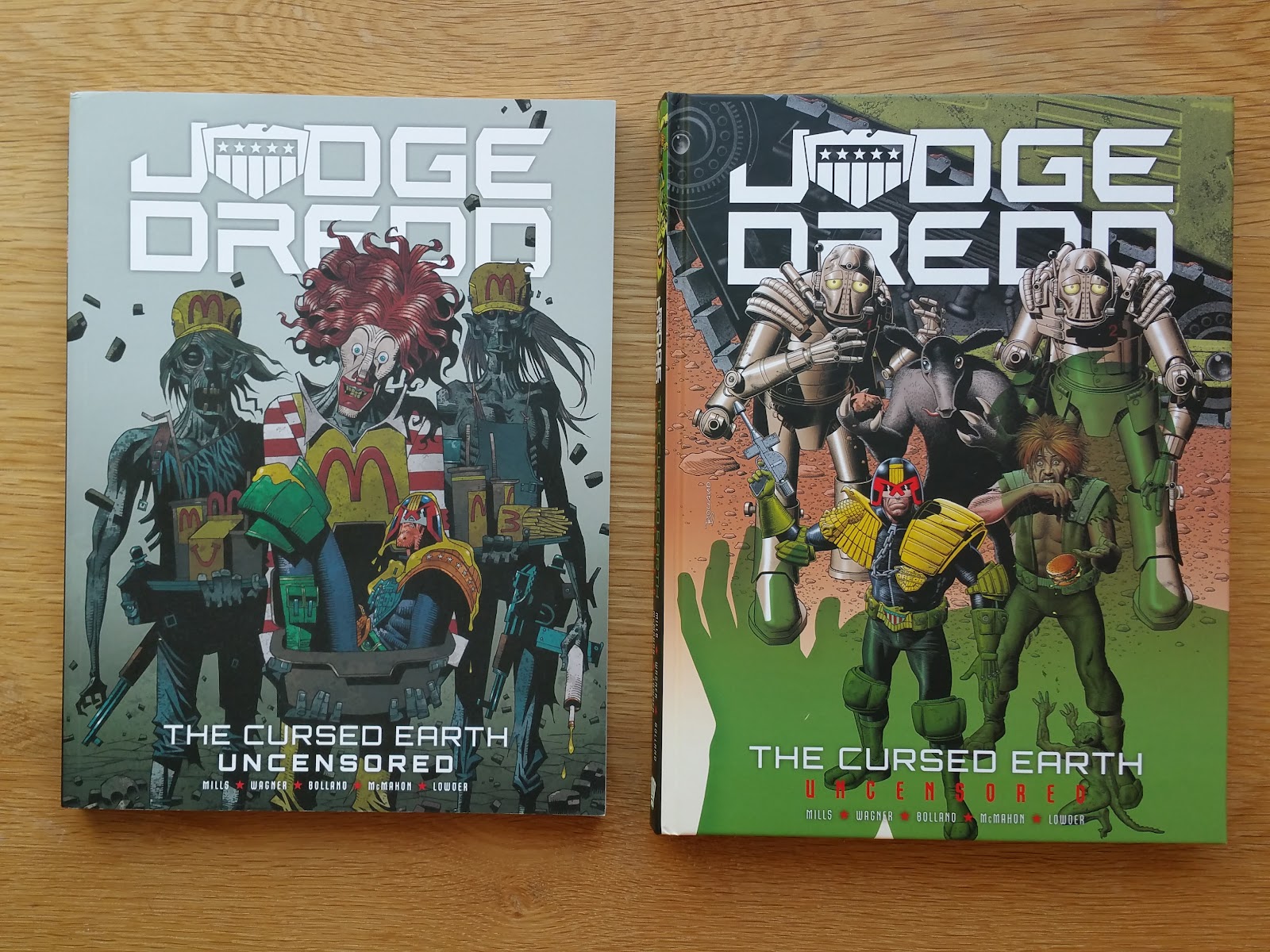 my absolute collection: Judge Dredd The Cursed Earth Uncensored Limited ...