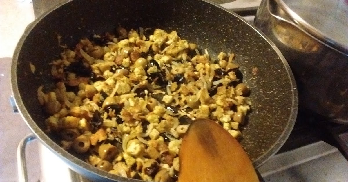 Nogluetc...: Pâtes au tofu à l'ail des ours et aux olives