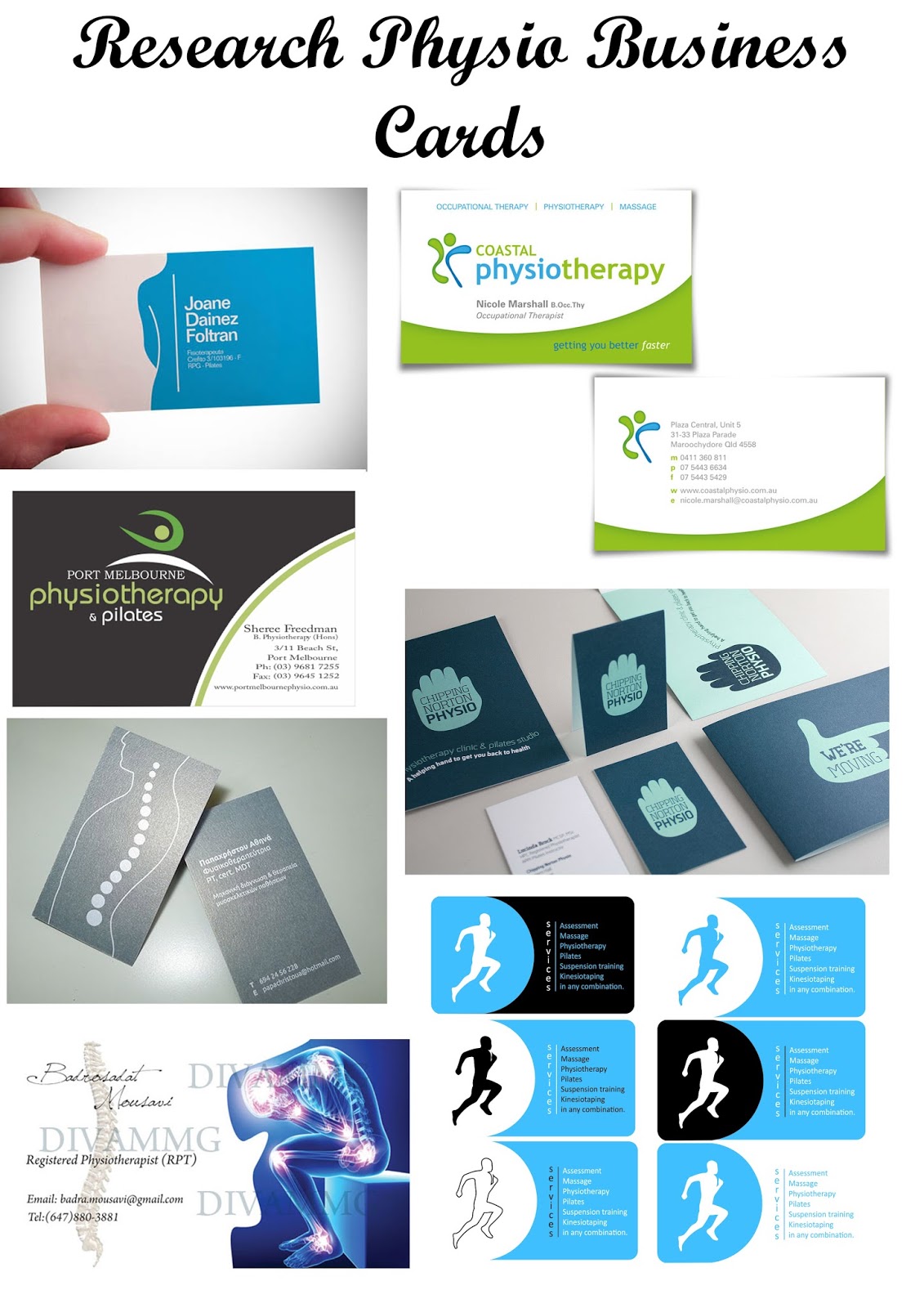 IPC- Ians's Physio Company (Major Project DES509): Physiotherapy ...