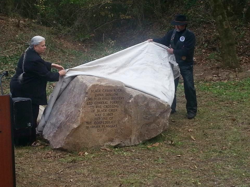 Alabama Flaggers Blog: Emma Sansom and General Forrest Black Creek ...