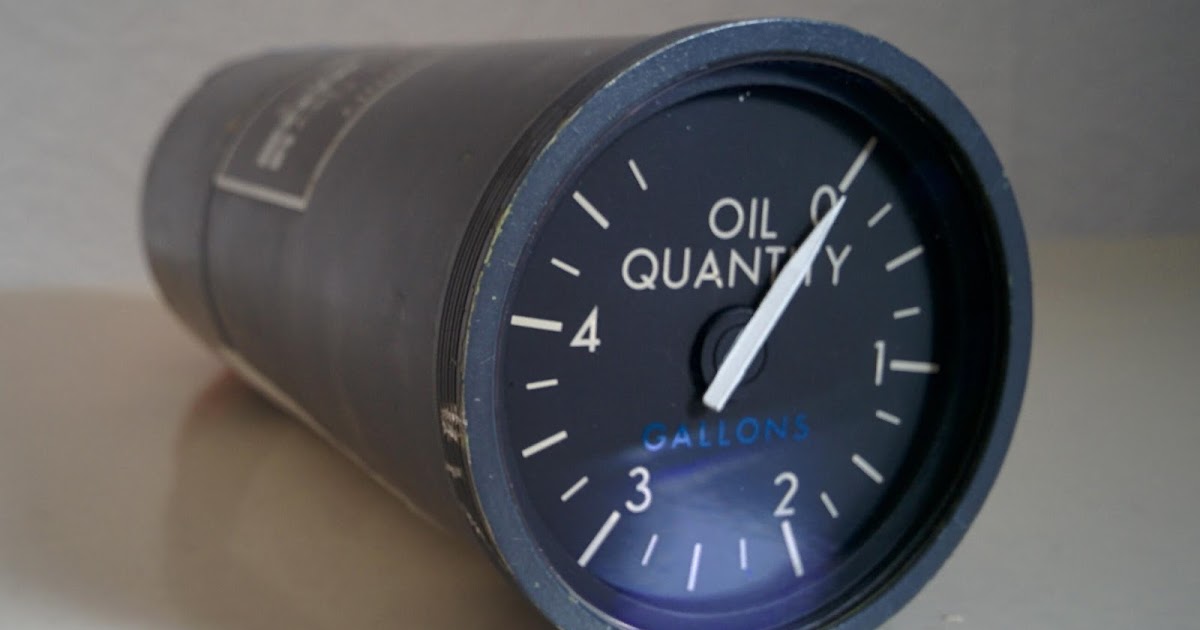 Boeing 737-300 Flight Deck Sim : Oil Quantity Indicator