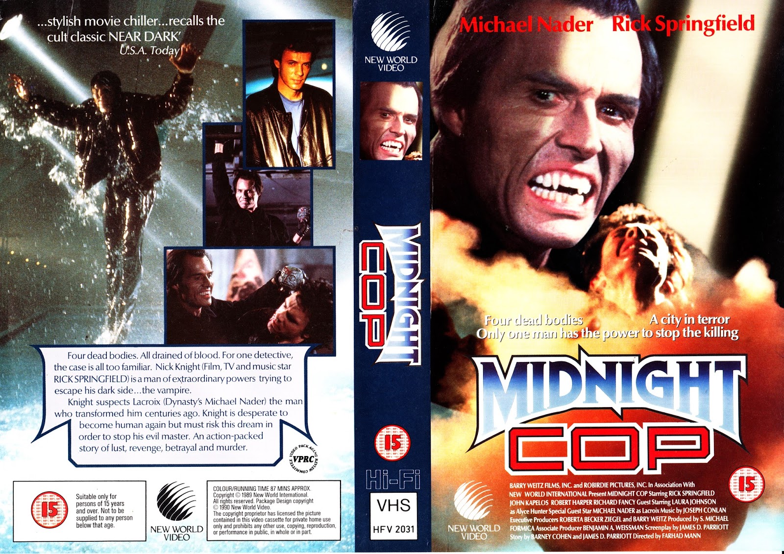STARLOGGED - GEEK MEDIA AGAIN: 1989: MIDNIGHT COP UK VHS RELEASE (NEW ...