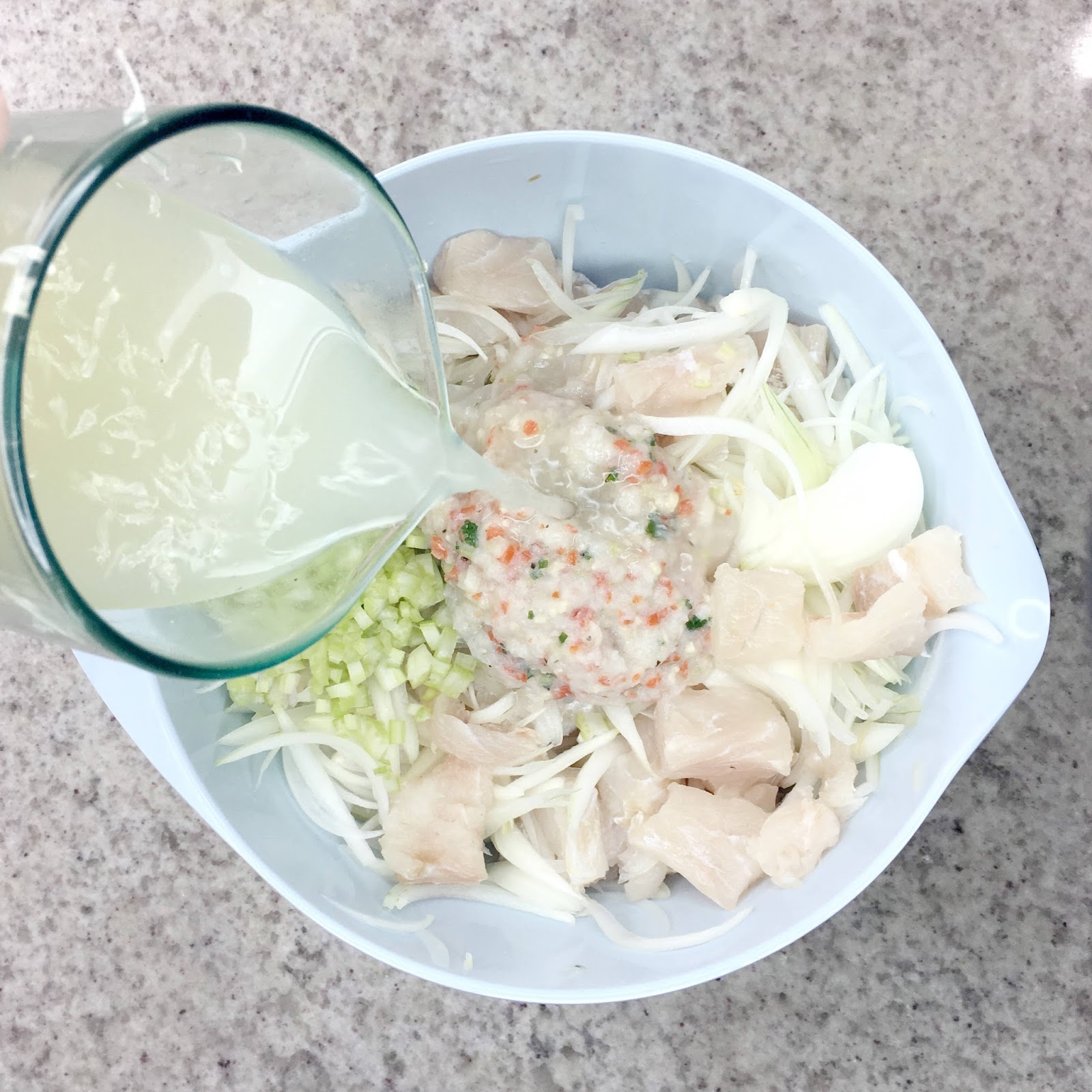 CEVICHE DE PESCADO BLANCO