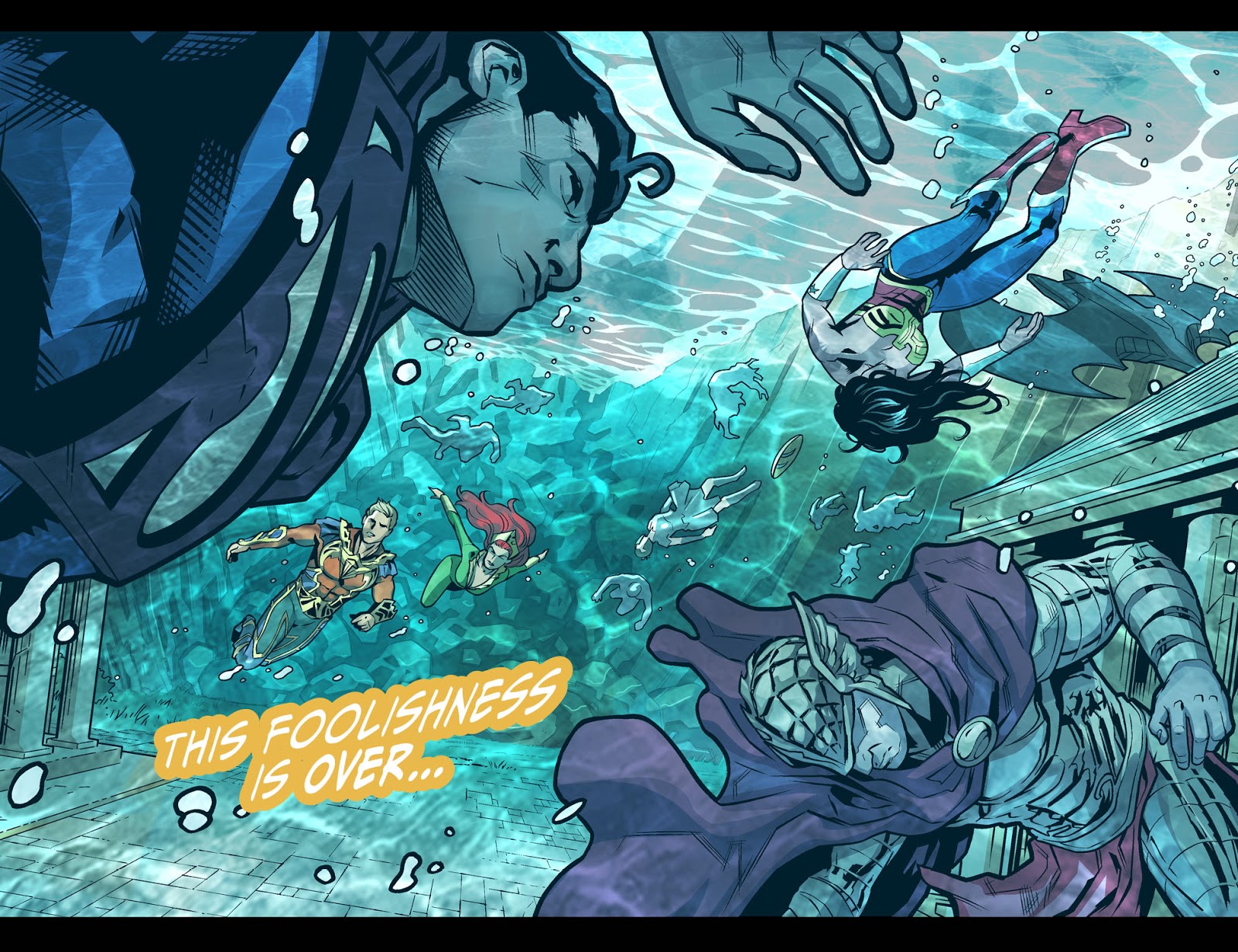Extraordinary World Of Animeunderwater Injustice Comic
