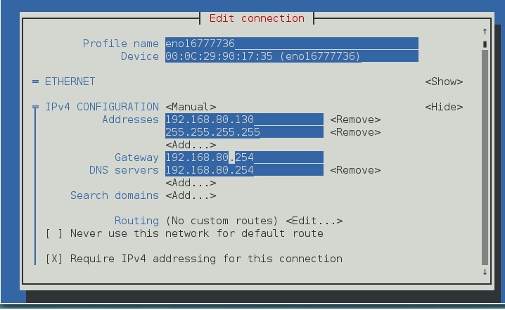 Linux For Freshers How To Assign Network Setting In Rhel 7 Using Nmtui And Nmcli