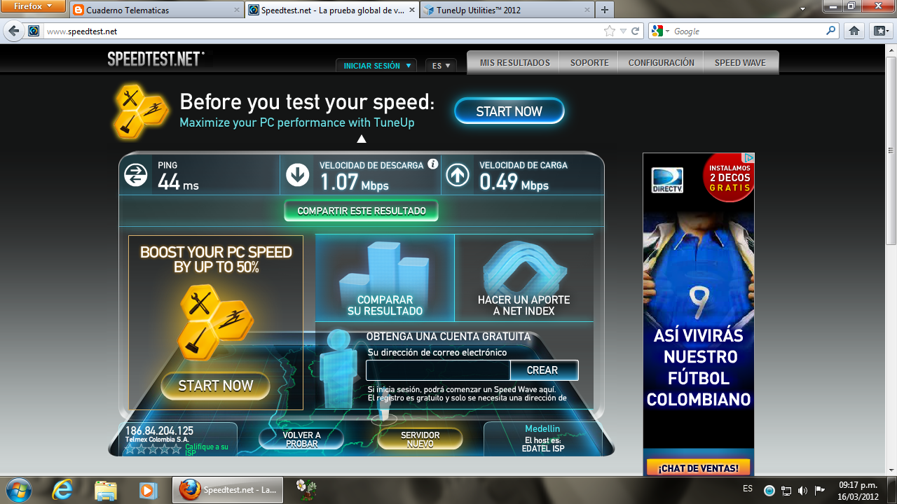 Cuaderno Telematicas: medidor de velocidad