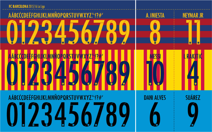 Football teams shirt and kits fan: Fix FC Barcelona 2015-16 Kits Completed