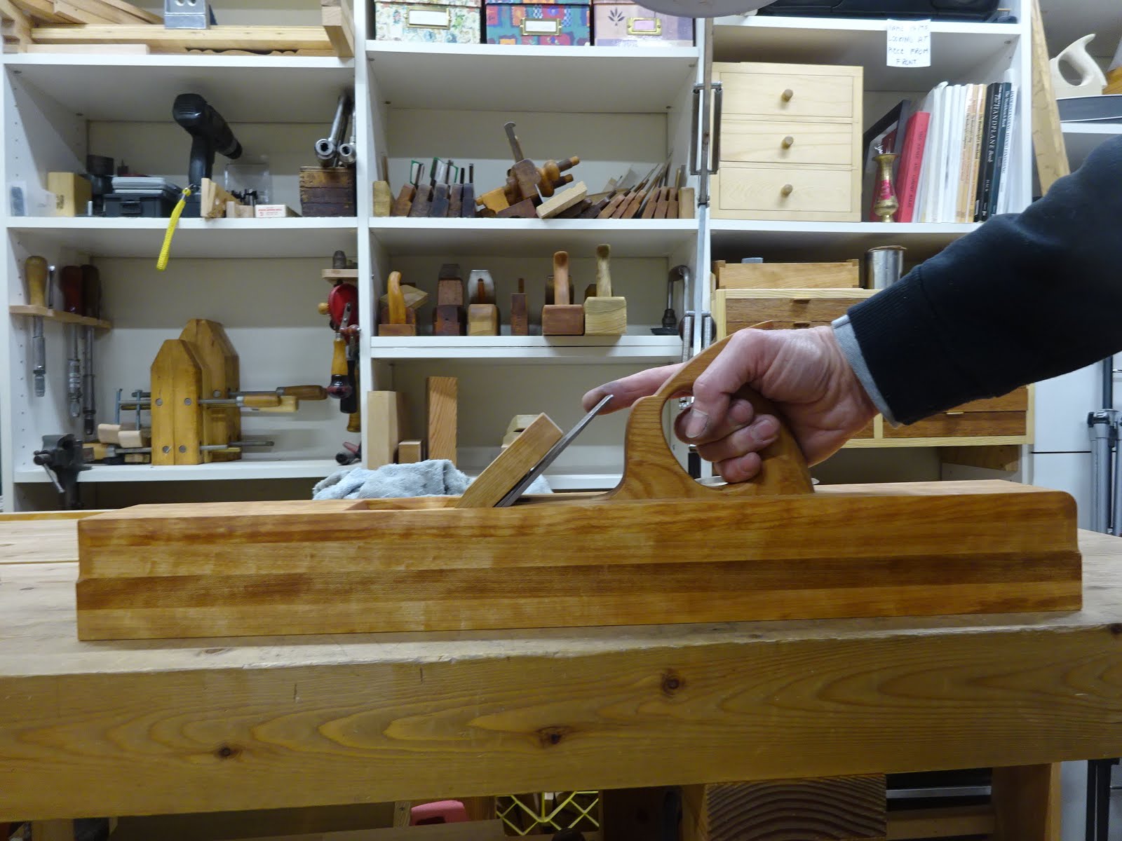 Woodworking in a Tiny Shop: Update on the Wooden Try Plane
