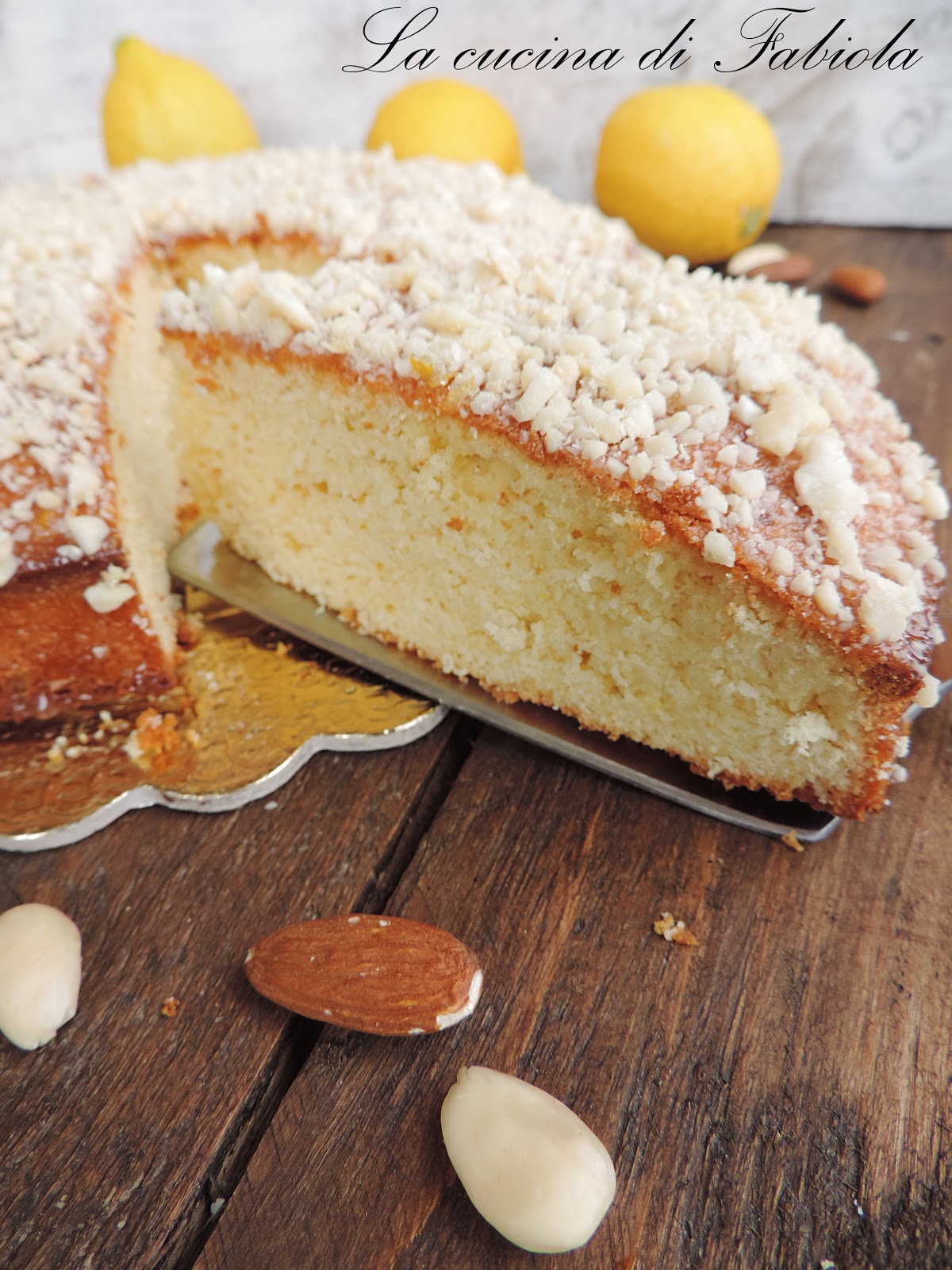 Pan di limone alle mandorle | La cucina di Fabiola