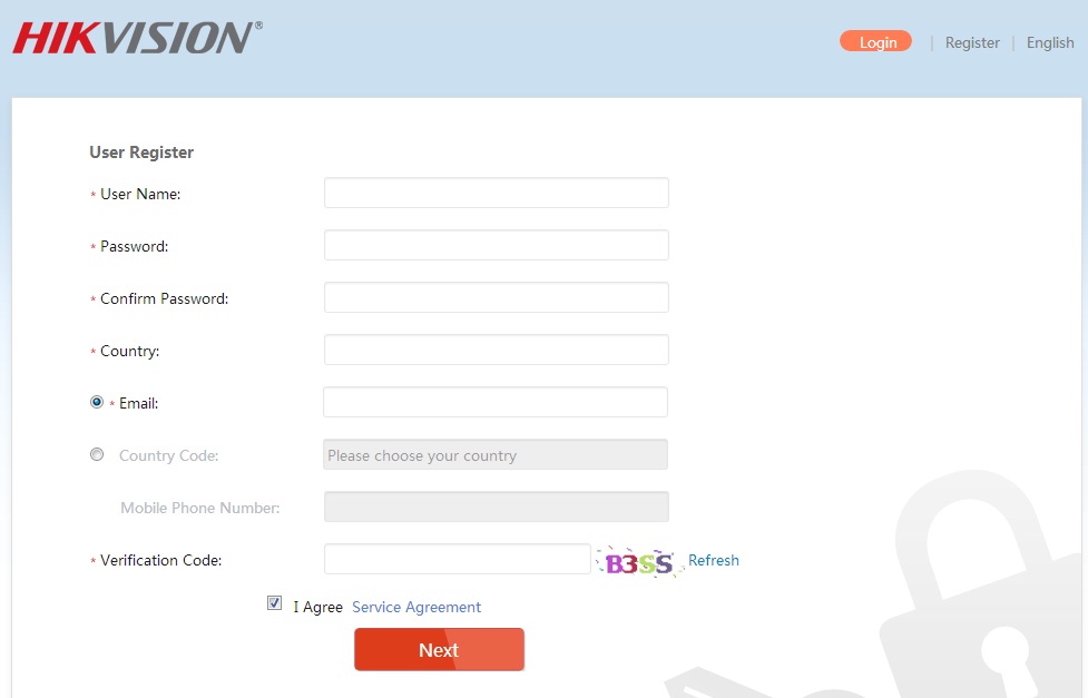 Daftar Hik-Online PADA WEB BROWSER Komputer ~ HIKVISION