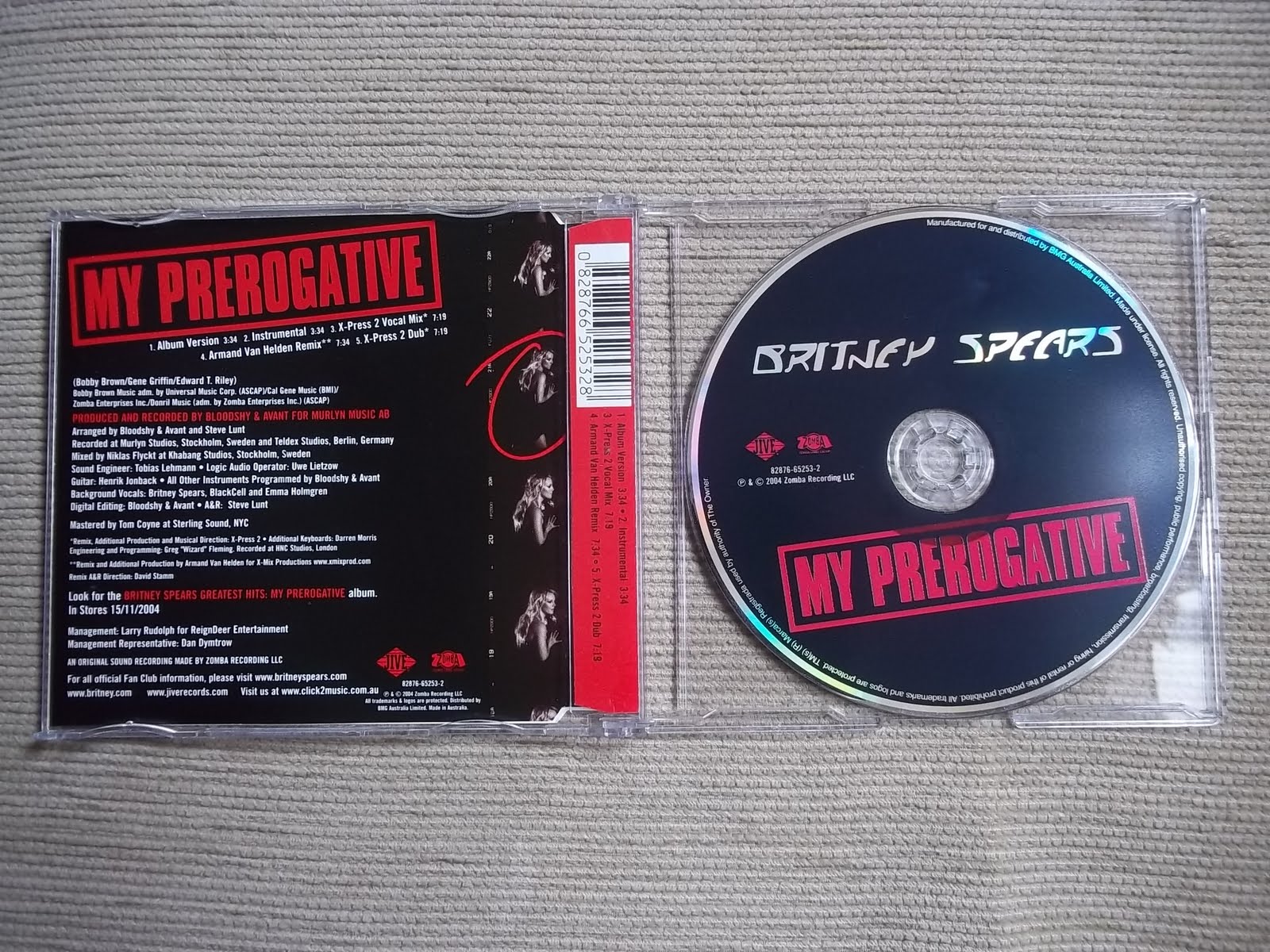 It's Britney Collection: Cd Single ~ My Prerogative