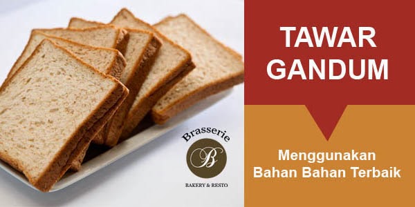 Roti Tawar Gandum ~ Brasserie Bakery