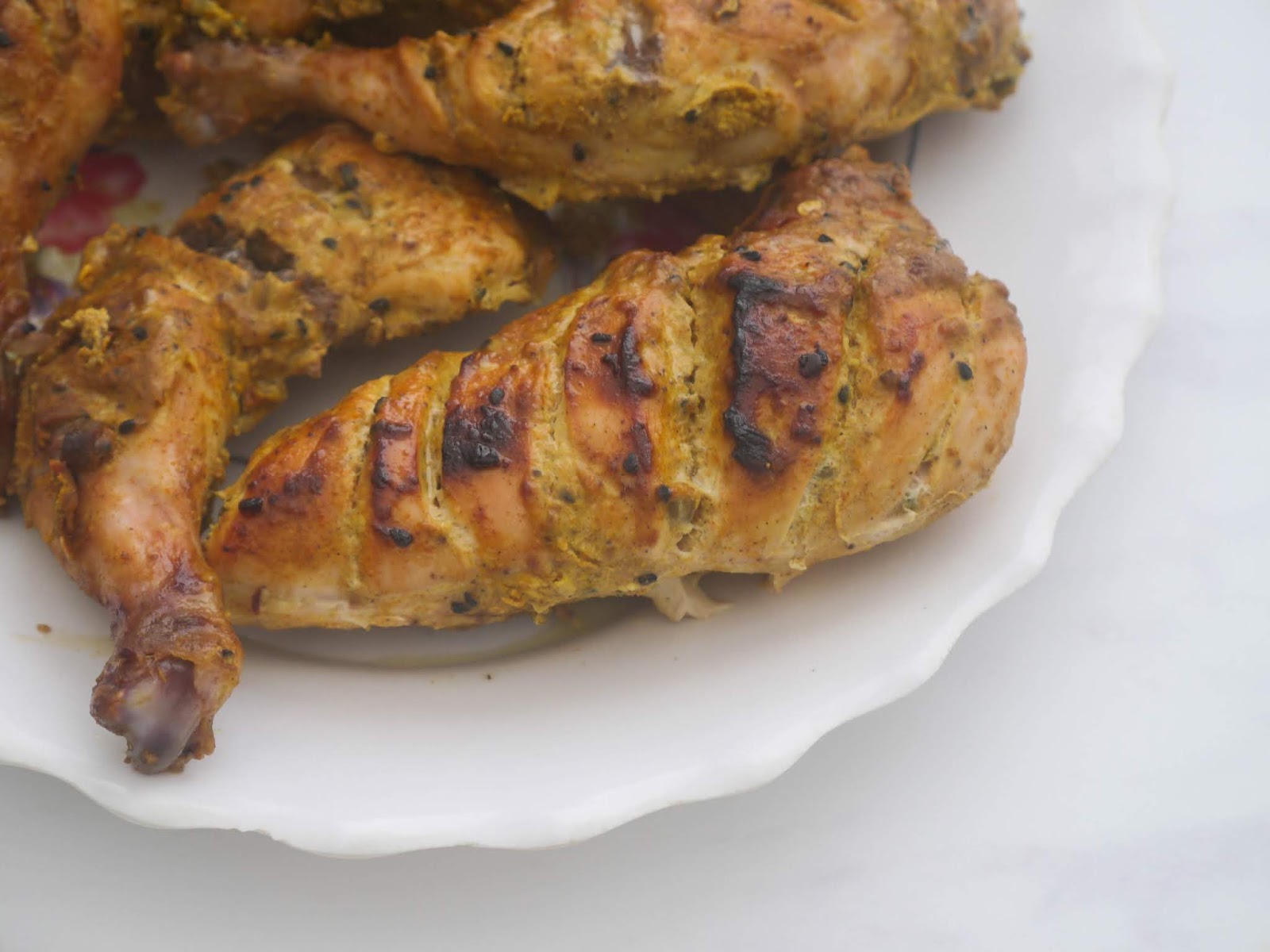 This Muslim Girl Bakes: Achari Roast Chicken.