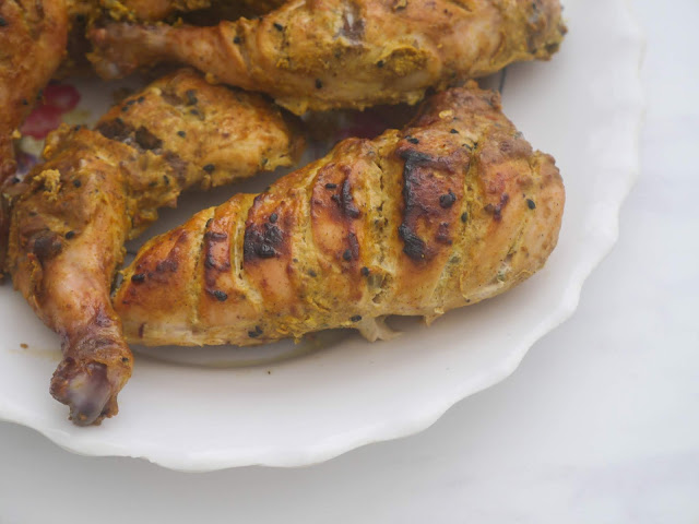 This Muslim Girl Bakes: Achari Roast Chicken.