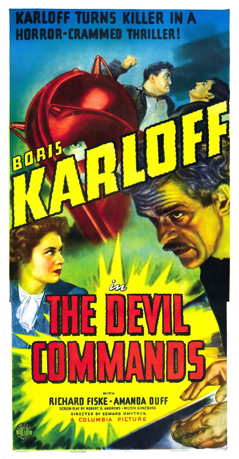 BLACK HOLE REVIEWS: THE DEVIL COMMANDS (1941) - Boris Karloff and the ...
