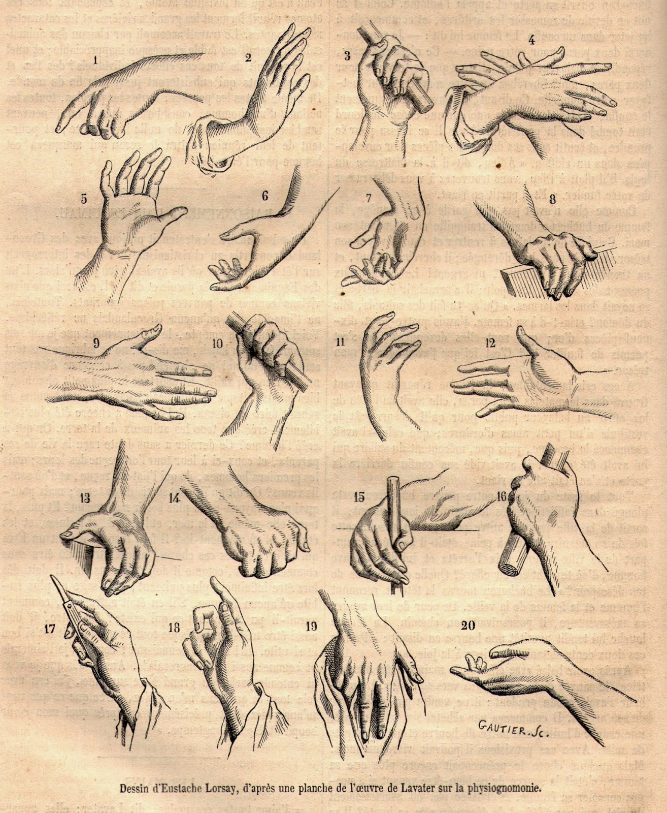 Chroniques du temps passé: Les mains.