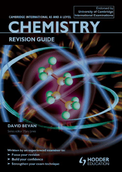 As and A Level Chemistry Revision Guide in pdf - Science