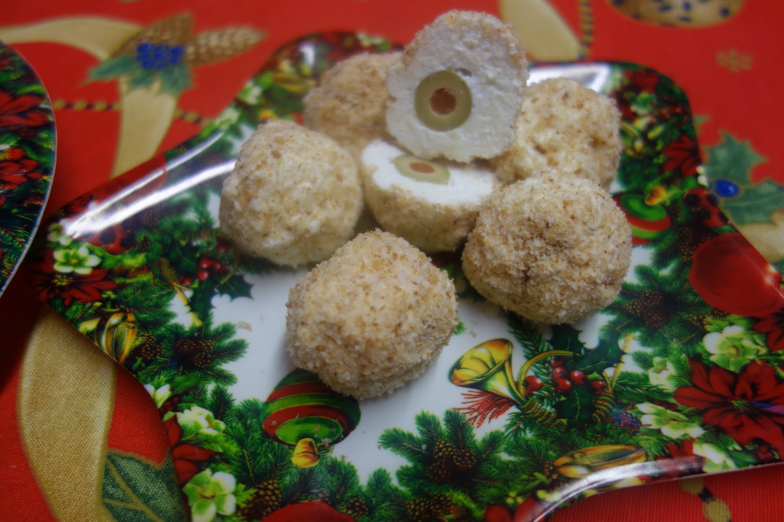 Bulgarasi de branza cu masline