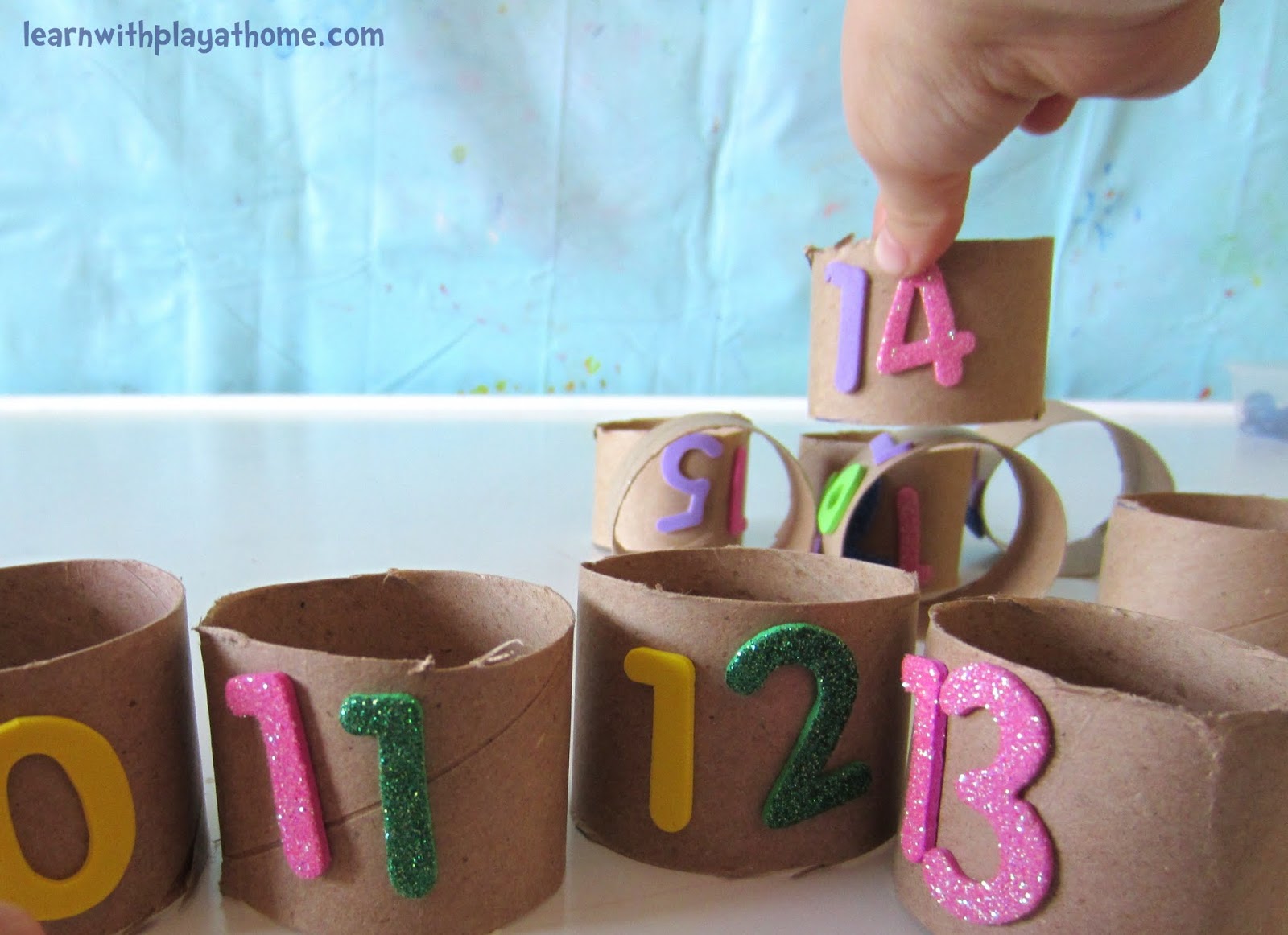 Learn with Play at Home: Number Recognition & Ordering with Paper Tubes ...