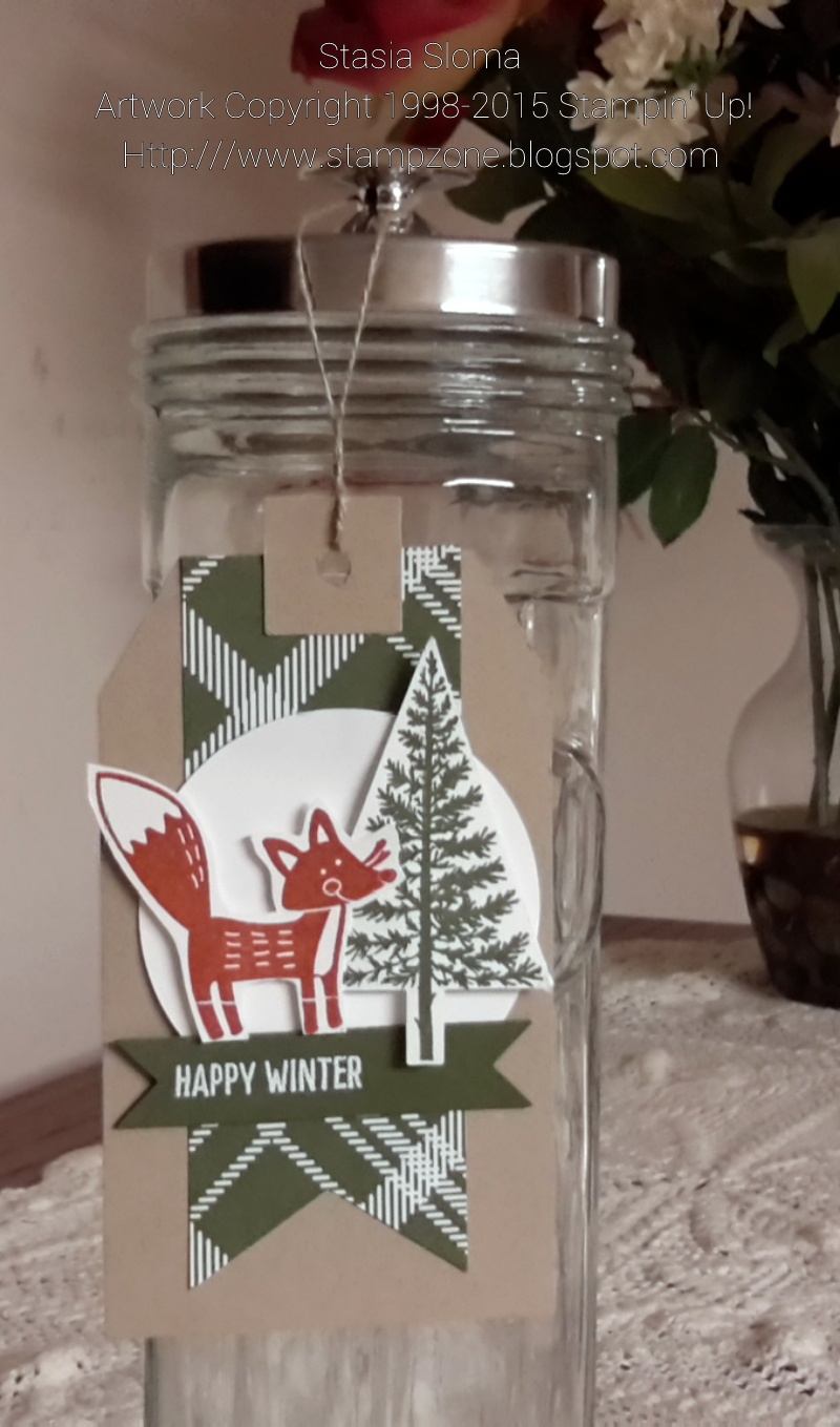 Stampin' & Scrappin' with Stasia: Happy Winter Fox Tag