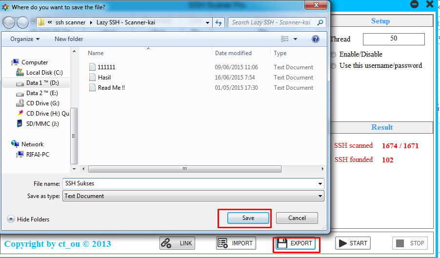 Mencari Akun SSH Menggunakan Lazy SSH+SSH Scanner - TEMPAT BERBAGI ILMU DAN INFORMASI