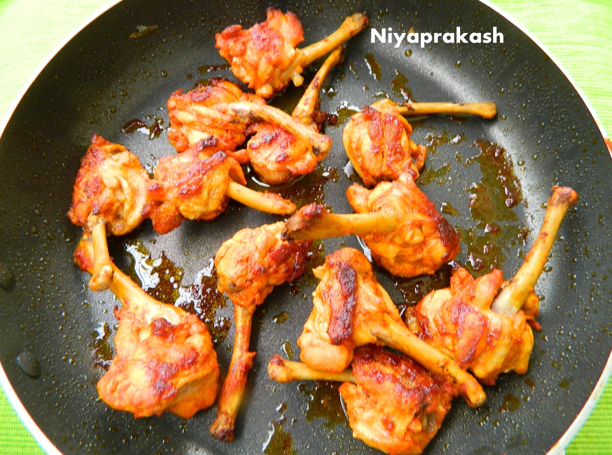 Niya's World: Spicy Chicken Lollipop Fry (made of Godrej Real Good ...