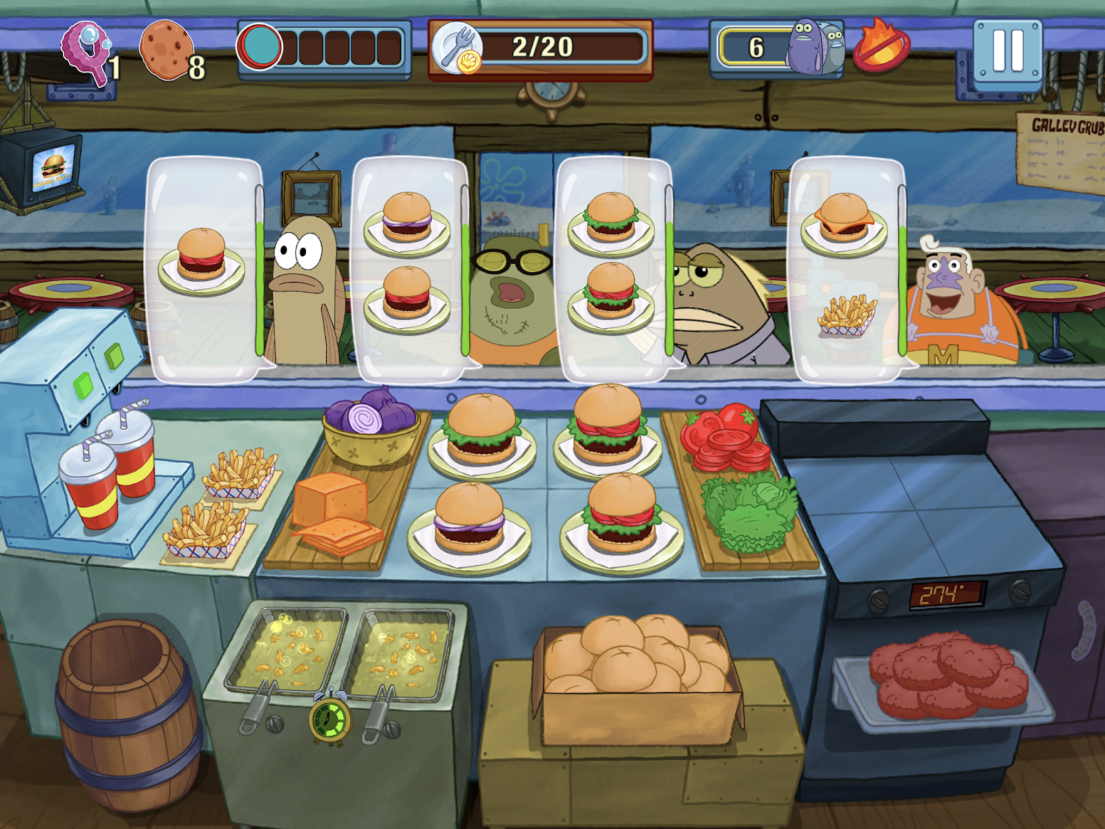 NickALive!: Compete to Become Krusty Krab Grill Master in 'SpongeBob ...