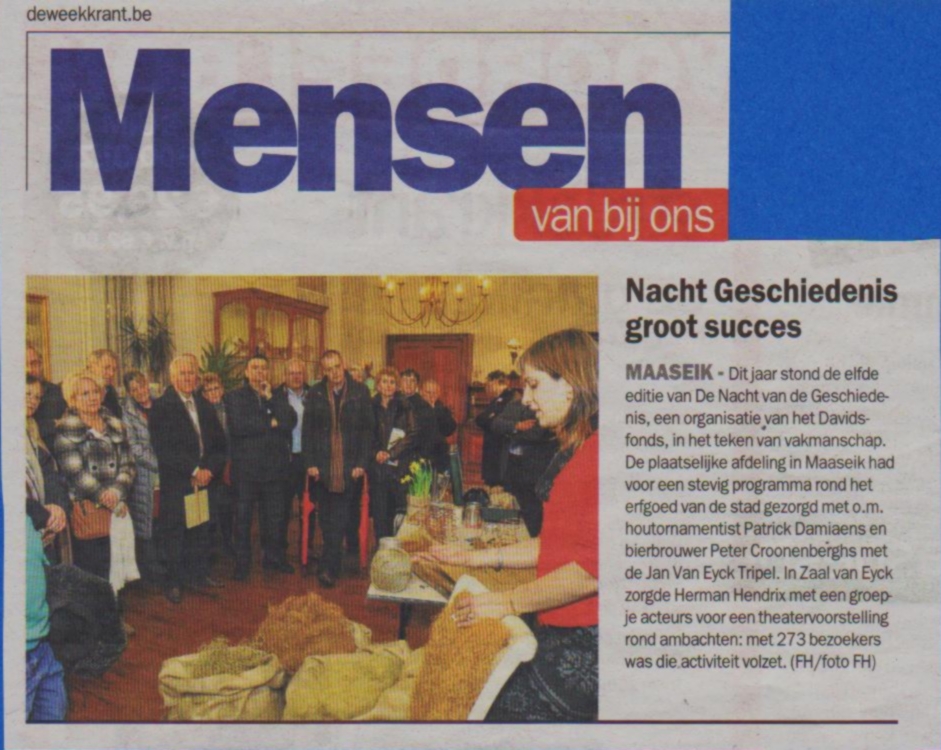 JOHN SELBACH MUSEUM : NACHT VAN DE GESCHIEDENIS | SELBACHMUSEUM MAASEIK ...