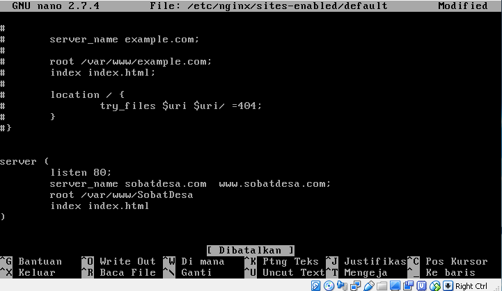 Cara Install dan Setting Web Server Nginx Pada Debian 9 | SobatDesa