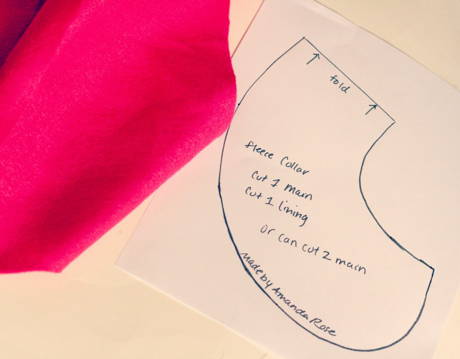 Fleece felt Tie On Collar Tutorial AmandaRose fleece-felt-tie-on-collar-tutorial-amandarose