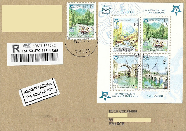 Mon Blog Timbré: "50th anniversary of the first EUROPA stamps" set on ...