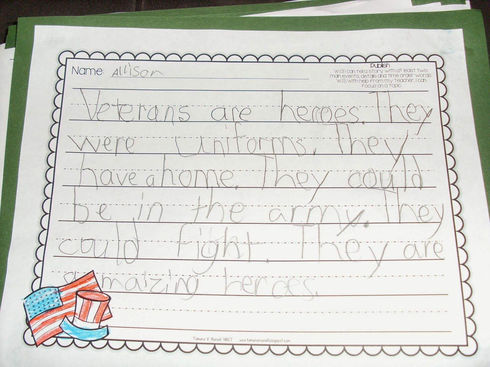 Primary Chalkboard: Veteran's Day Activities with Mrs. Russell