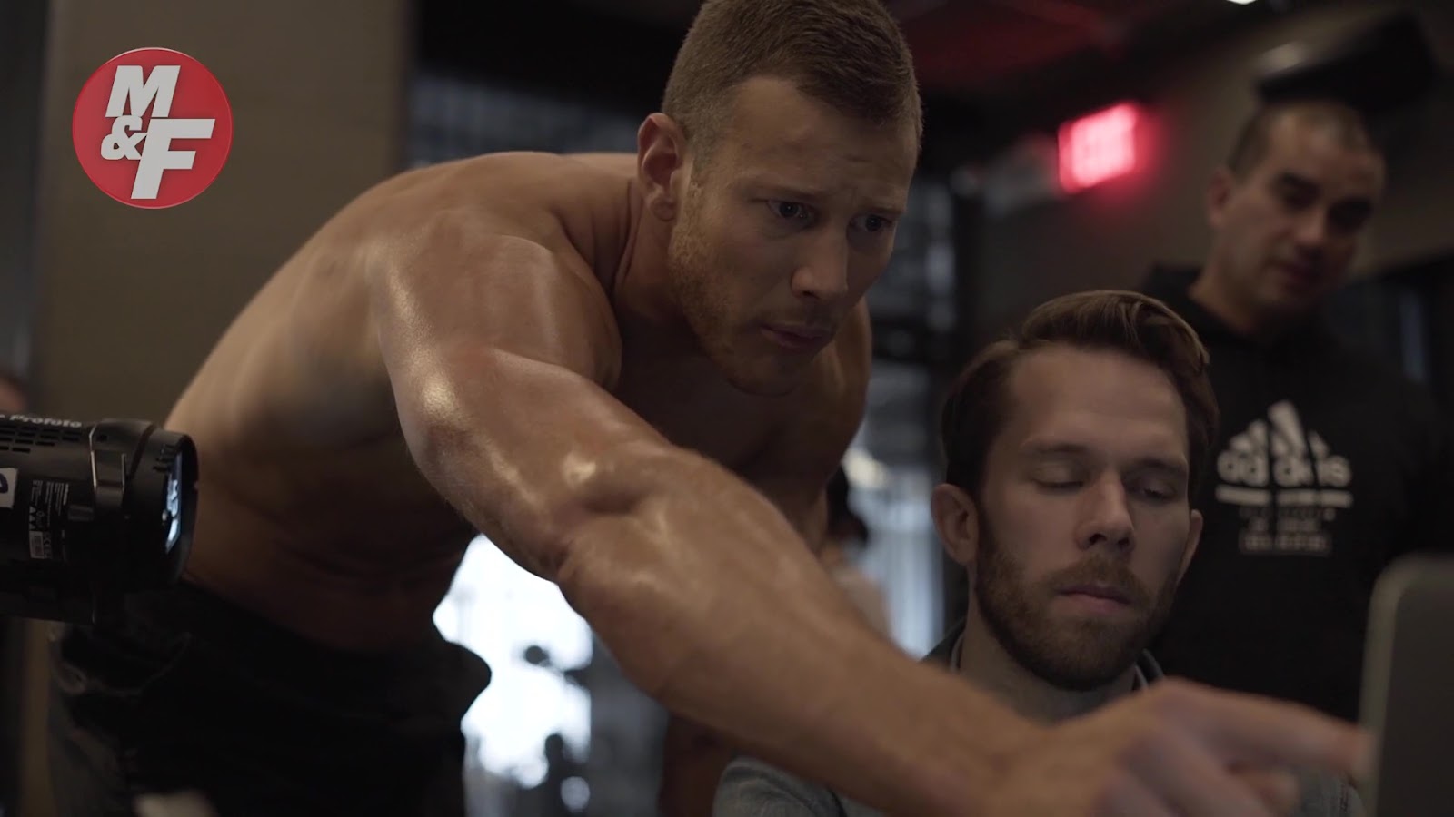 ausCAPS: Tom Hopper shirtless in Muscle & Fitness photoshoot