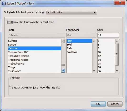 Cara Membuat Tulisan Dengan Label Pada Form Dalam NetBeans IDE Untuk ...