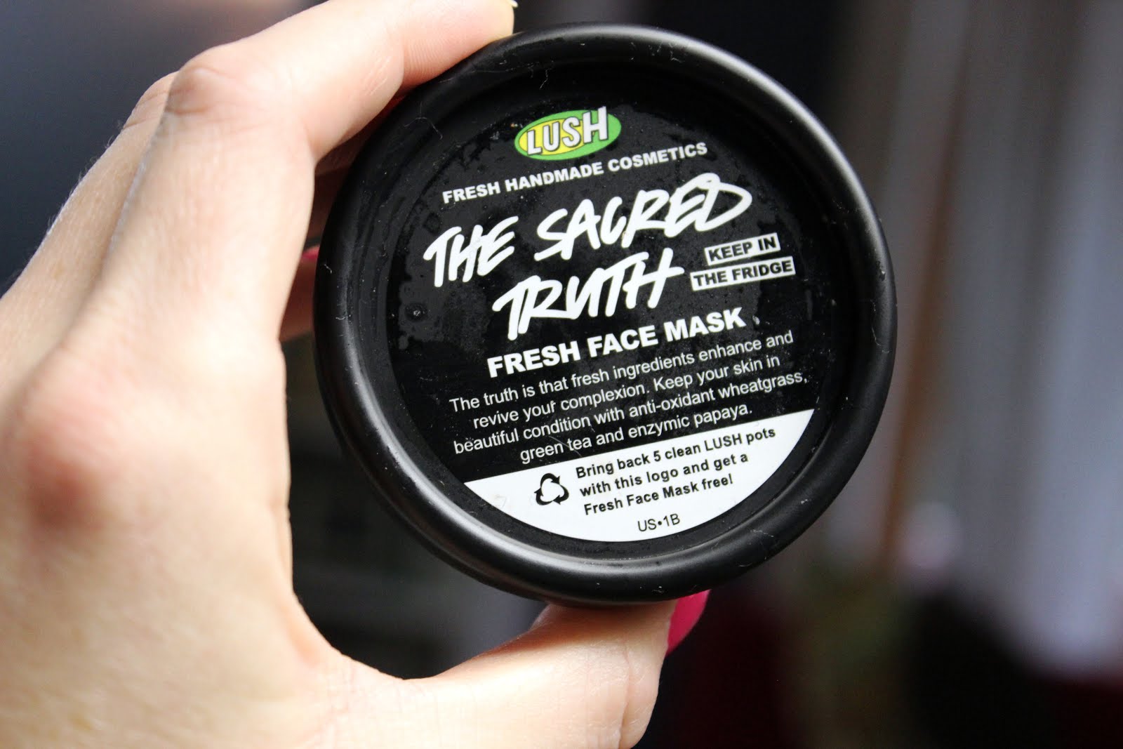 Glazed Over Beauty: Lush Fresh Face Mask | The Sacred Truth