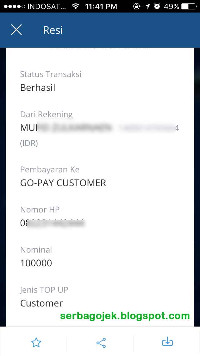Cara Mengisi Go Pay GoJek | Top Up Saldo GoPay